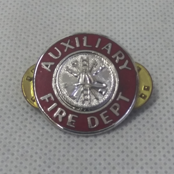 Accessories | Fire Department Auxiliary Lapel Pin Back | Poshmark